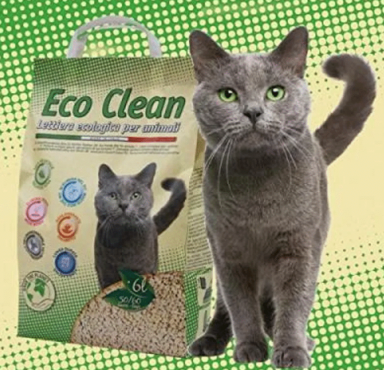 CROCI Eco Clean 6 L | biologiškai skaidus kačių kraikas 2 / 4 vnt